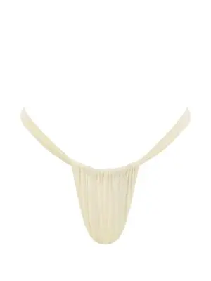 Myra Swim Rio Ruched Bikini Bottoms - Neutrals