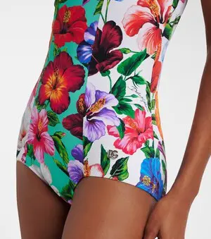Dolce & Gabbana Floral One-piece Swimsuit