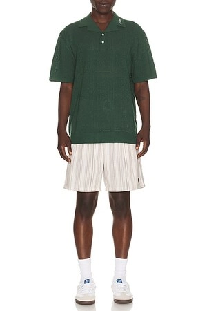 MALBON Resort Crochet Polo
