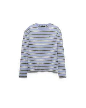 Prada Jersey T-shirt - Periwinkle/lime
