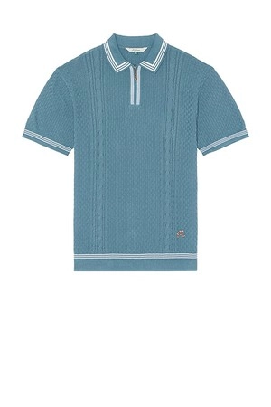 MALBON Navarro Polo - Aegean Blue