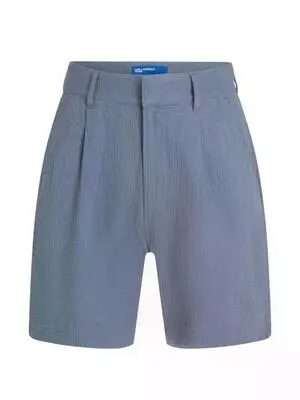 Karl Lagerfeld Tailored Crinkled Shorts