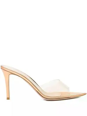 GIANVITO ROSSI 85mm Elle Mules - Neutrals
