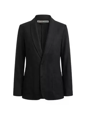 META CAMPANIA COLLECTIVE Linen Shawl Lapel Jacket