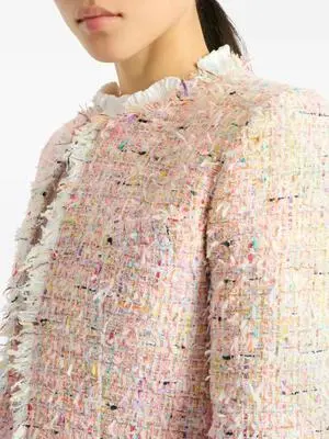 Balmain Cropped Tweed Jacket