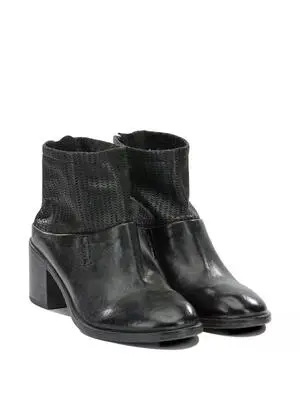 Moma Panelled Leather Ankle Boots