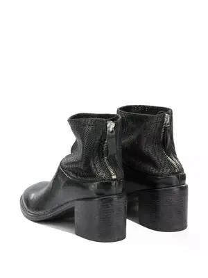 Moma Panelled Leather Ankle Boots