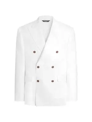 Dolce & Gabbana Sicilia Light Double-breasted Linen Jacket