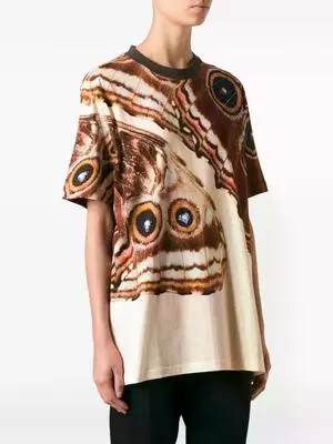 Givenchy Butterfly Print T-shirt - Brown