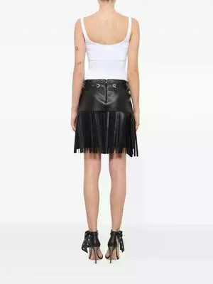 Neil Barrett Fringed Midi Skirt