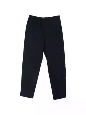 Emporio Armani Seersucker Texture Trousers - Blue