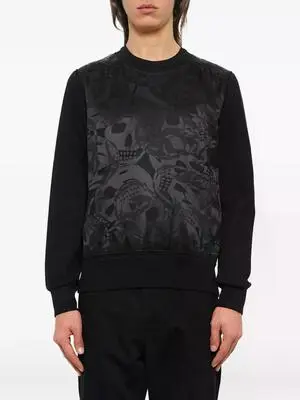 Alexander McQueen Skull Jacquard Sweatshirt - Black