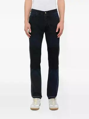 LANVIN Contrast Knee Jeans - Blue