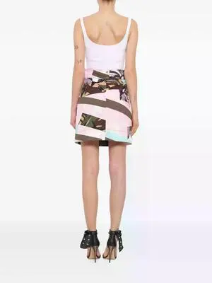 Kenzo Camouflage Patchwork Skirt - Multicolour