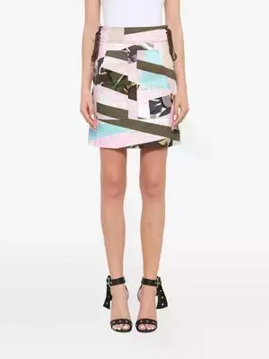 Kenzo Camouflage Print Mini Skirt - Multicolour