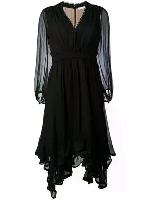 Chloé Handkerchief Hem Dress