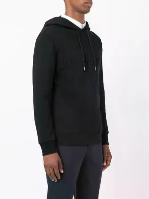 Neil Barrett Embossed Logo Cotton Hoodie