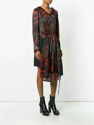 Balenciaga V Neck Cocktail Dresses