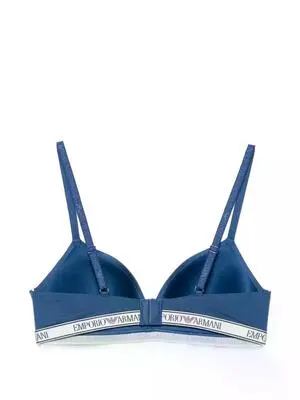 Emporio Armani Logo-tape Triangle Bra