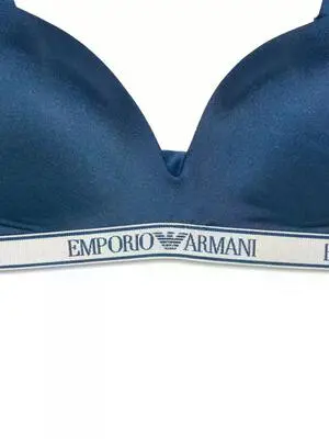 Emporio Armani Logo-tape Triangle Bra