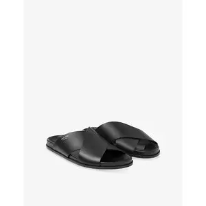 JIMMY CHOO Sol Leather Slides