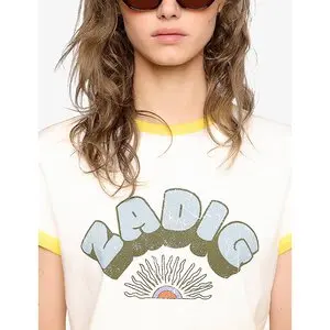 Zadig&Voltaire Branded Print Cotton-jersey T-shirt - Judo