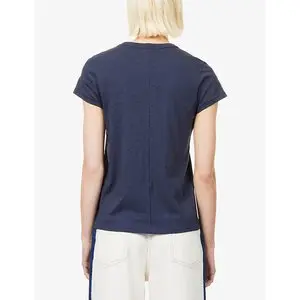 Rag & Bone Slub Round Neck Cotton T-shirt - Salute