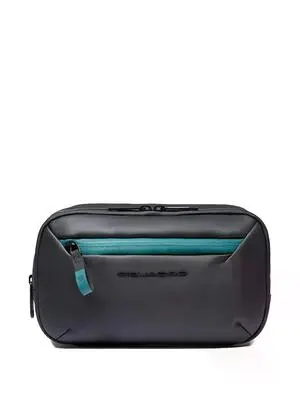 PIQUADRO Water-resistant Toiletry Bag - Black