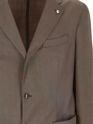L.B.M. 1911 Herringbone-weave Blazer
