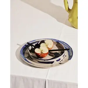 SERAX Sophia Set Of Two Stoneware Pasta Plates