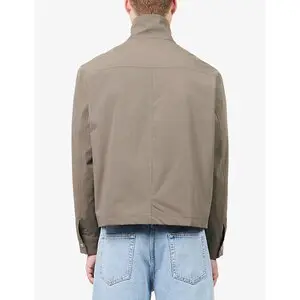 FRAME Funnel Neck Zip Jacket