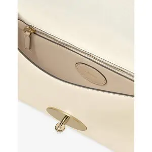 Mulberry Lily Leather Clutch Bag With Postman's Lock