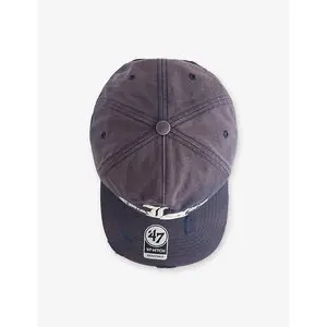 REPRESENT Old English Cotton Baseball Cap - Washed Navy