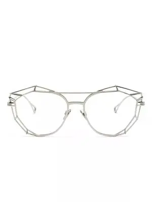 Cazal Silver Tone Eyewear For Women