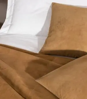 Frette Suede Bed Runner - Brown