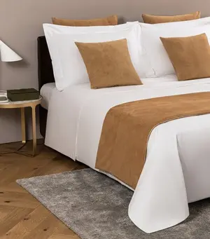 Frette Suede Bed Runner