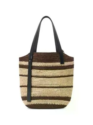 Loewe Loop Basket Striped Shoulder Bag