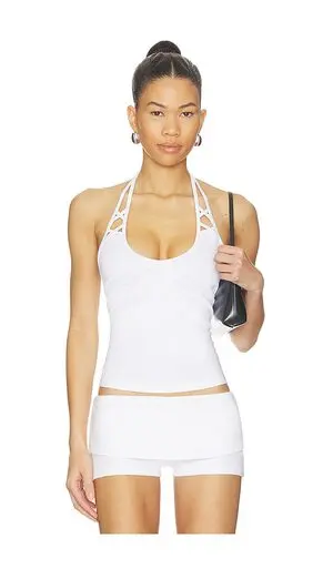 Frankies Bikinis Office Wear Performance Tops For Women