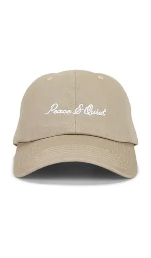 MUSEUM OF PEACE & QUIET Signature Dad Cap - Brown