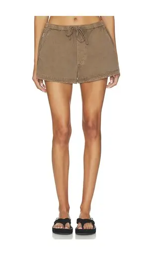 Citizens Of Humanity Citizens Of Humanity Este Drawstring Shorts Brown