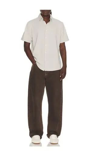 RHONE Commuter Seersucker Shirt In . Also