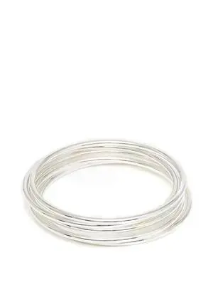 SOPHIE BUHAI Kaya Set Of Five Sterling Bracelets - Silver