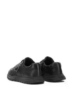 Prada Prax 2.0 Leather Sneakers - Black