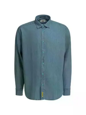B.D.BAGGIES Kim Contrast-button Denim Shirt - Blue