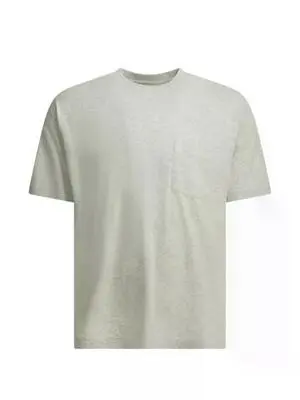 BEAMS Chest-pocket Cotton T-shirt - Grey