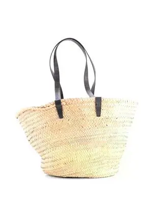 Celine Triomphe Raffia Large Shoulder Bag