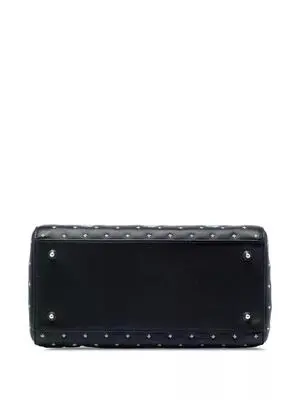 Dior 2015 Medium Calfskin Embroidered Flower Lady Satchel