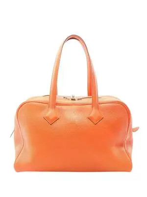 Hermès 2015 Clemence Victoria Ii 35 Handbag - Orange