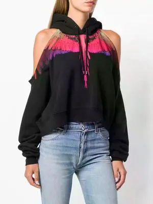 COUNTY OF MILAN Cropped Wings Hoodie