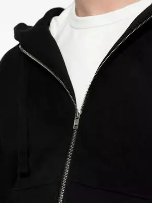 Kenzo Logo Embroidered Zip-up Hoodie